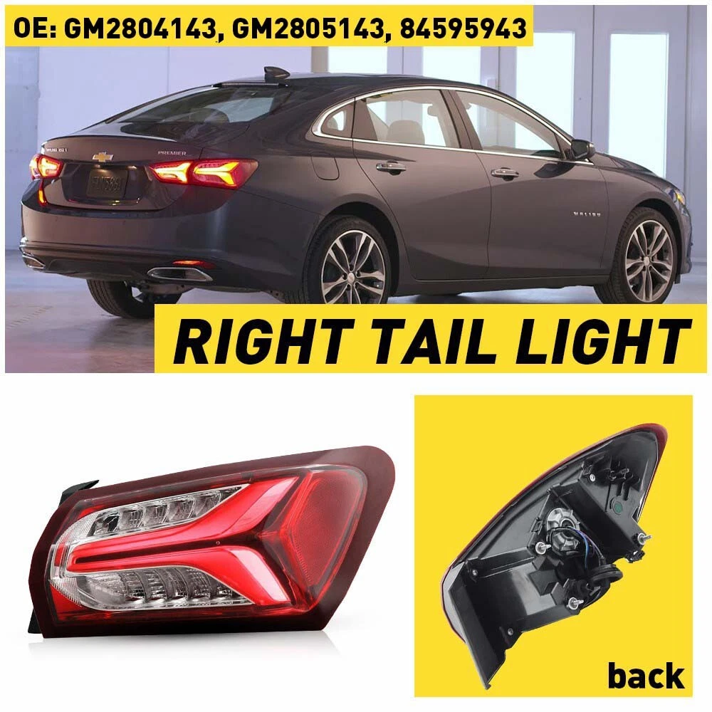 2022 Malibu Led Tail Lights