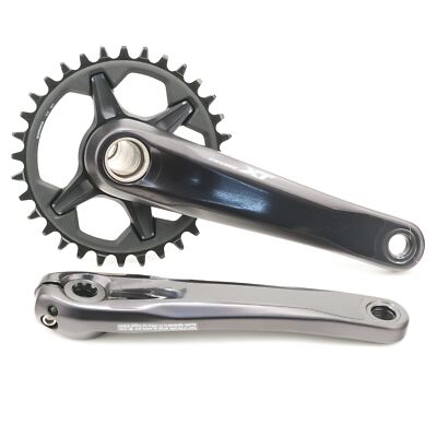 Shimano DEORE XT FC-M8100-1 Crankset, 175mm, 32T, 12-Speed, 52mm CL ...