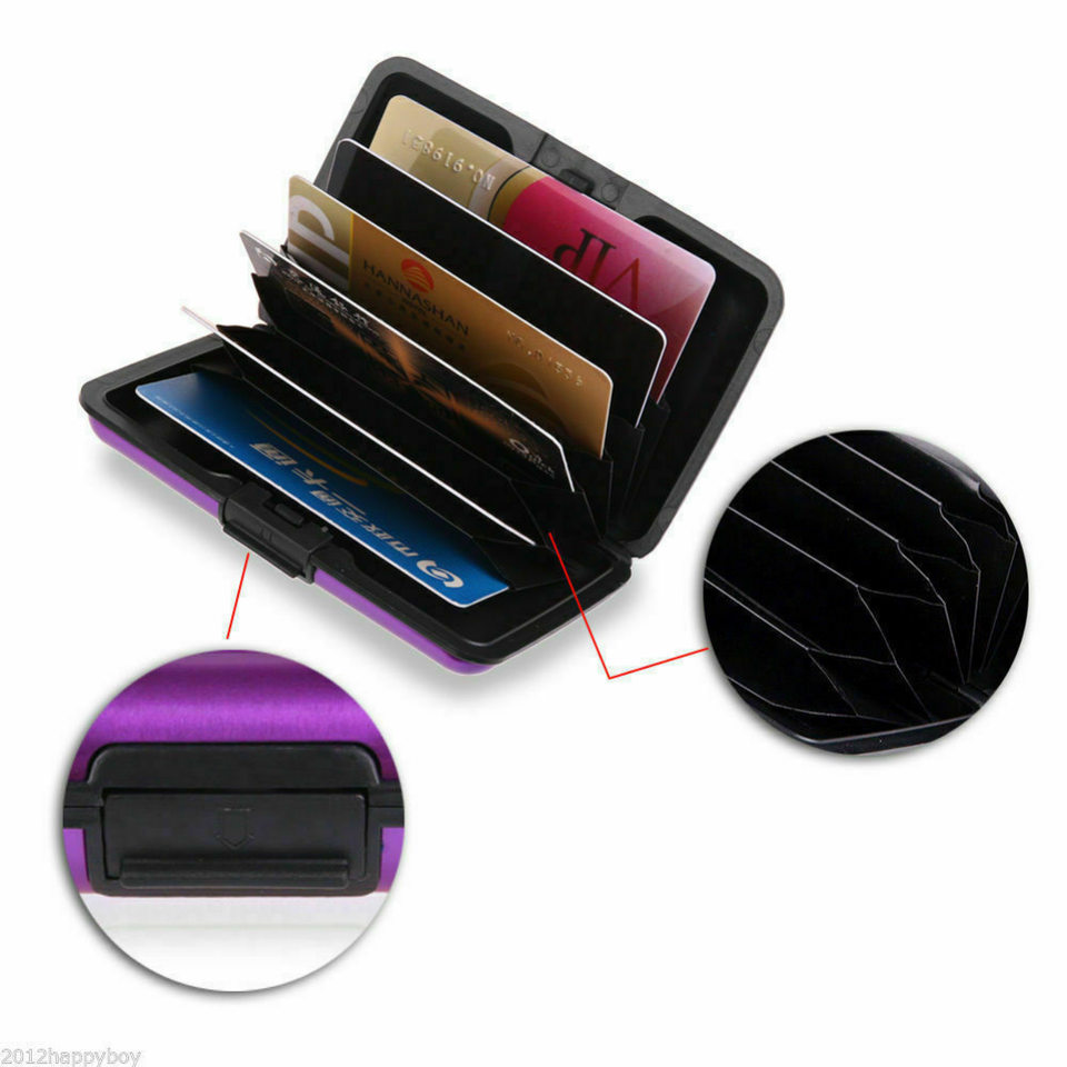 RFID Blocking Wallet for Men Women Credit Card Holder Case Security Wallet US | eBay