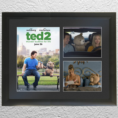 Ted 2 Movie Memorabilia Cast Un Signed Theater Poster Framed Room Man ...