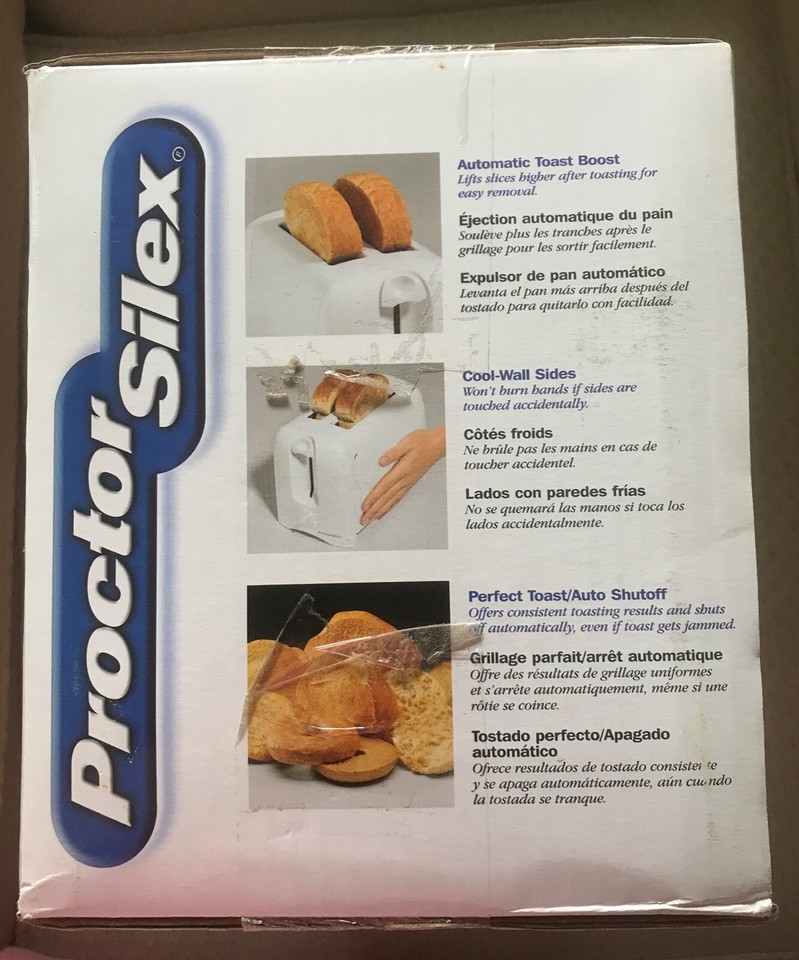 Proctor Silex Cool Wall Toaster - Model #22605 ***NEW IN UNOPENED BOX*** 22333226056| eBay