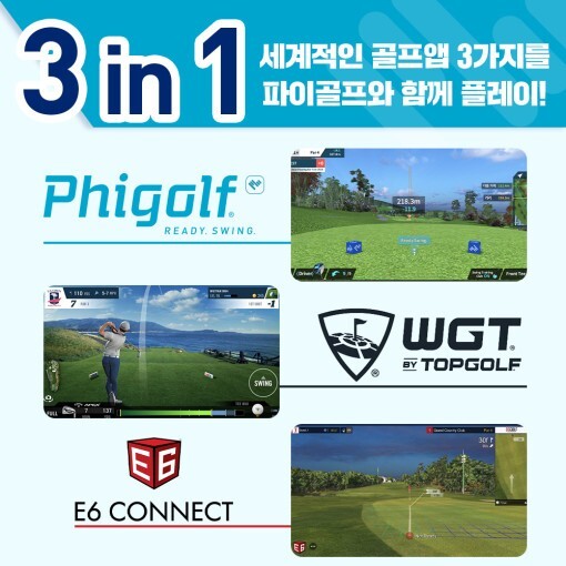Phigolf 2 Home Smart Screen Golf Simulator Swing Trainer WGT E6 PHG-200 ...