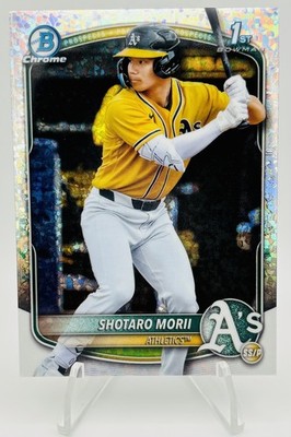 2025 Bowman Chrome Shotaro Morii 1st Mini Diamond Refractor Athletics 🟢 ...