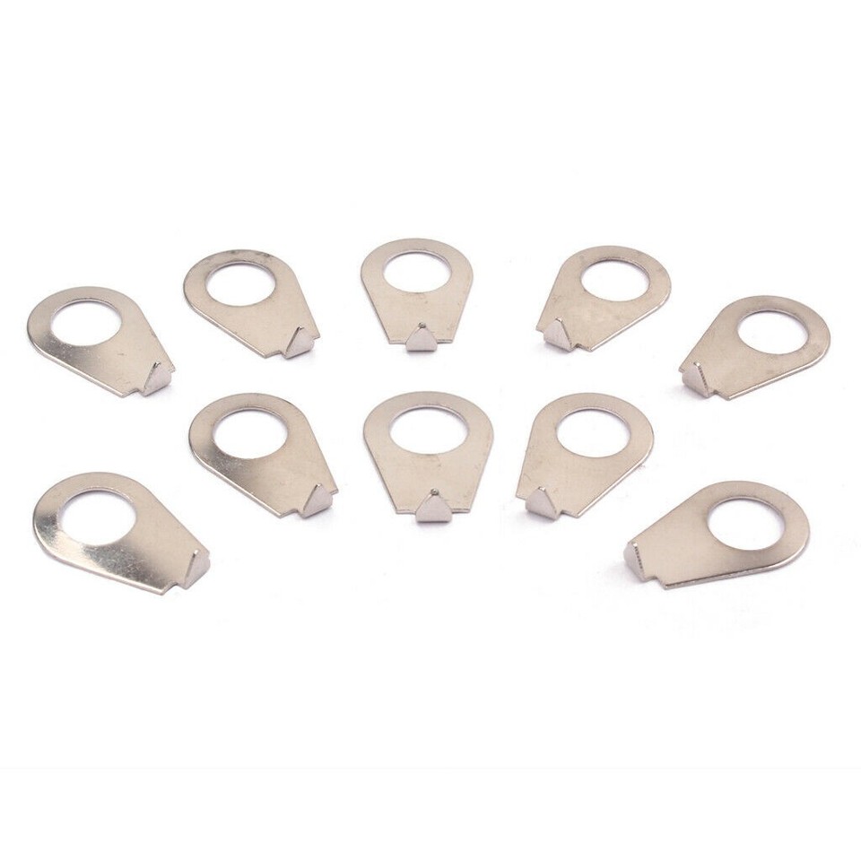 10Pcs 8.5mm Guitar Knobs Pointer Plate Washer Knob Position Indicator Chrome uu | eBay