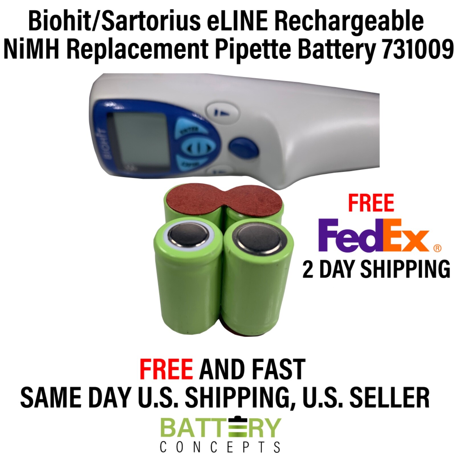 Sartorius Eline Electronic Single-Channel Pipettes - BATTERY ...