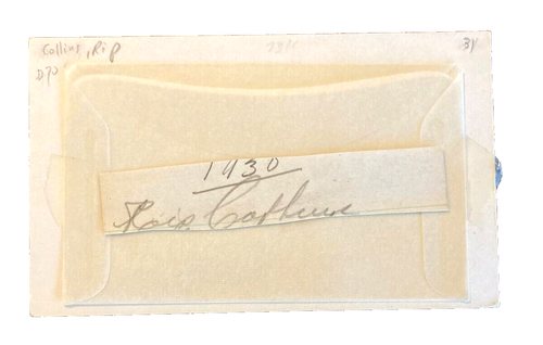 Rip Collins Vintage Old-time MLB player Signature Cut | eBay