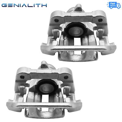 2x Rear L&R Brake Calipers w/Brackets for Volvo S60 S80 V60 V70 XC60 ...