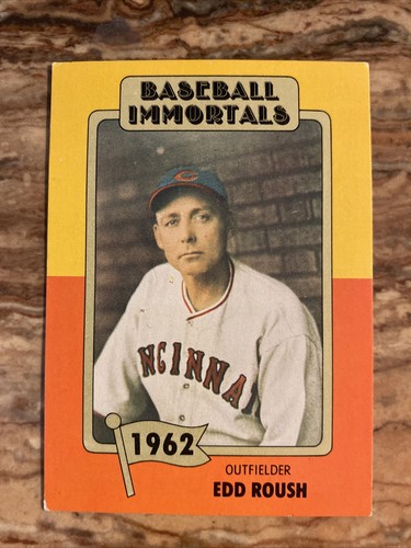 Edd Roush Cincinnati Reds 1980 SSPC HOF #90 | eBay