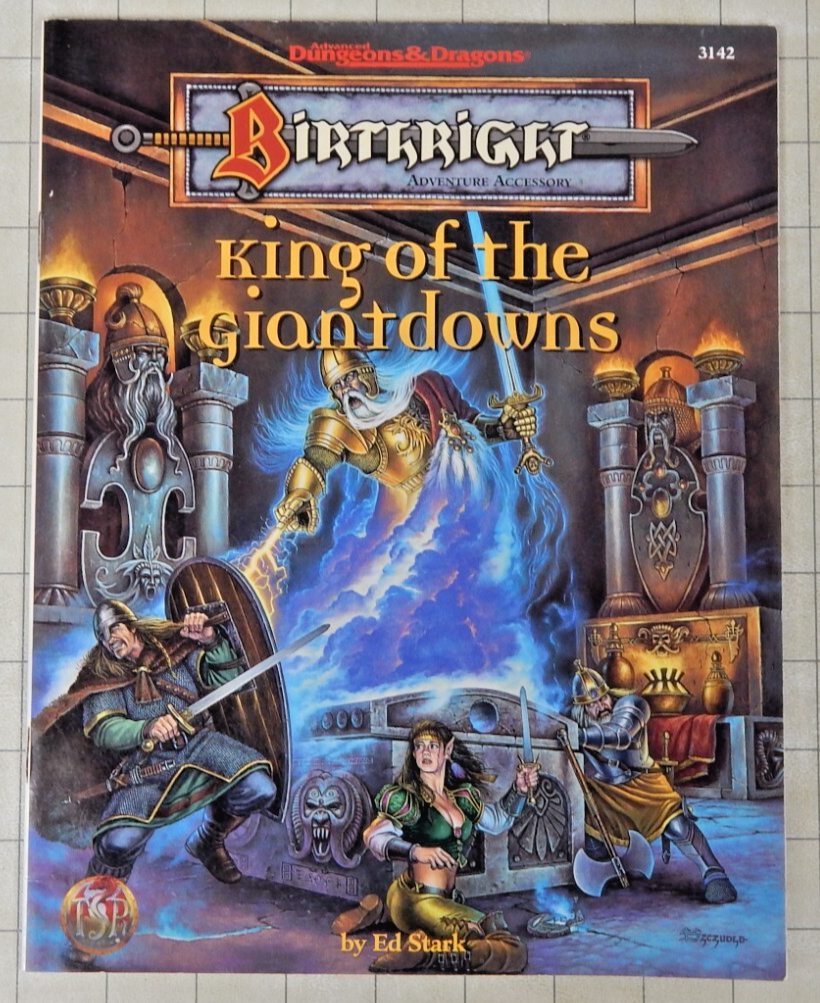 TSR Dungeons & Dragons Birthright #3142 KING OF THE GIANTDOWNS ...