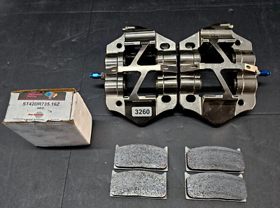 Alcon / Raybestos PC1107 4 Piston Calipers, & Pads Nascar Brembo Alcon ...