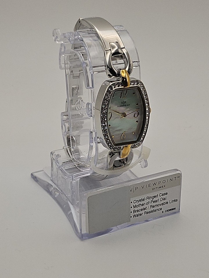 Viewpoint by Timex CC3D80600 Women's Analog Silver-Tone Watch Steel ...