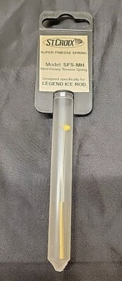 St. Croix Legend Ice Rod Super Finesse Spring Bobber SFS-MH Med. Heavy ...