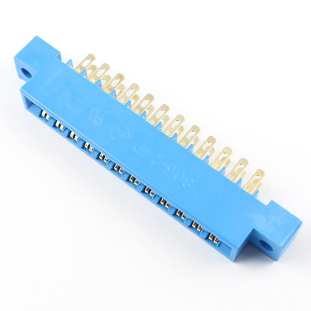 2Pcs 805 Series 3.96mm Pitch 2x12 Pin 24 Pin PCB Slot Solder Card Edge ...