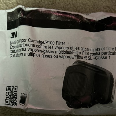 NEW SEALED 3M 60926 Multi Gas Vapor Cartridge Filter - 2 per pack ...