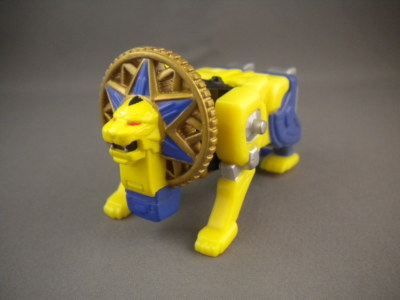 Yellow Hurricane Lion Zord Ninja Storm MMPR Power Rangers Megazord ...