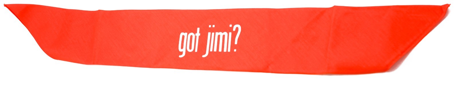 Jimi Hendrix "Got Jimi?" Orange Head Band Woodstock Rock and Roll ...