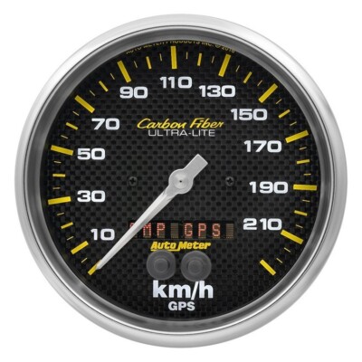 Autometer AU4881-M 5" Carbon Fibre GPS Speedometer | eBay Australia