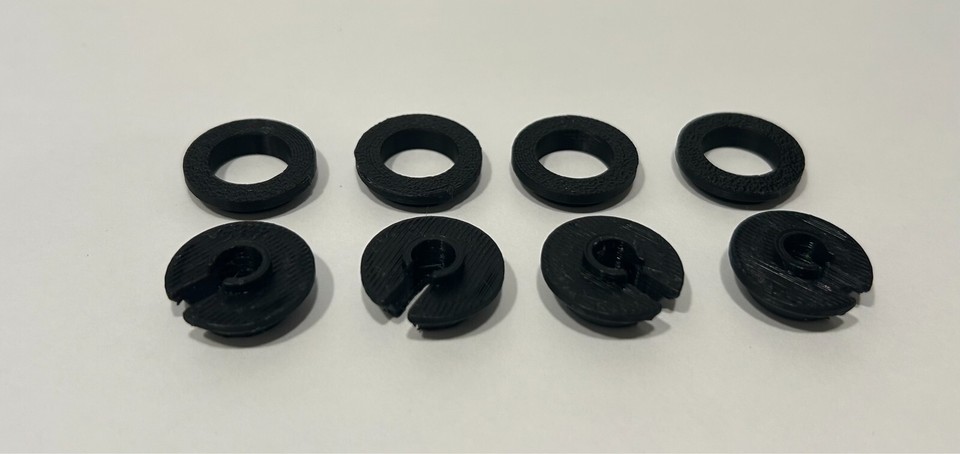 Z3D Team Associated 12mm Big Bore Spring Conv. Adapters-Fits all ...