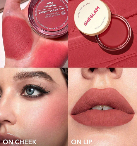 Sheglam Cheeky Colour Jam Cream-To-Powder Blush - ROSE MEADOW Authentic ...