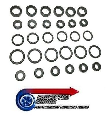 Genuine Toyota Injector Seals O-rings Side Feed Fuel Rail- JZX90 Mark ...