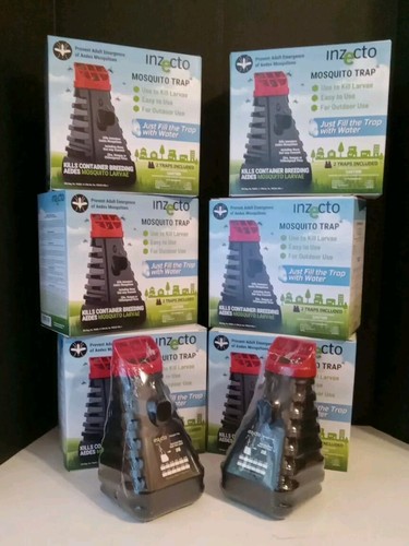 12 PACK - INZECTO Mosquito Control Trap - Kills Mosquitoes & Larvae for ...