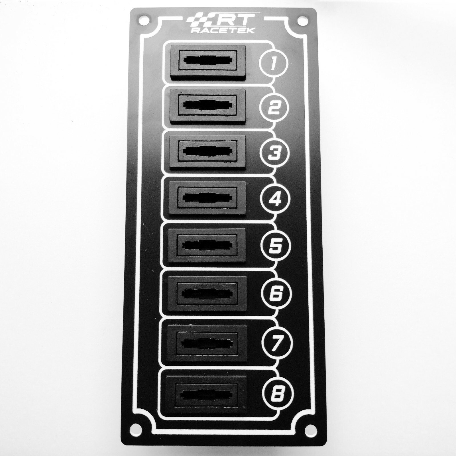 Race Car Fuse Panel Holder Box Rally Kit Car Boat HGV 12V 24V RACETEK ...