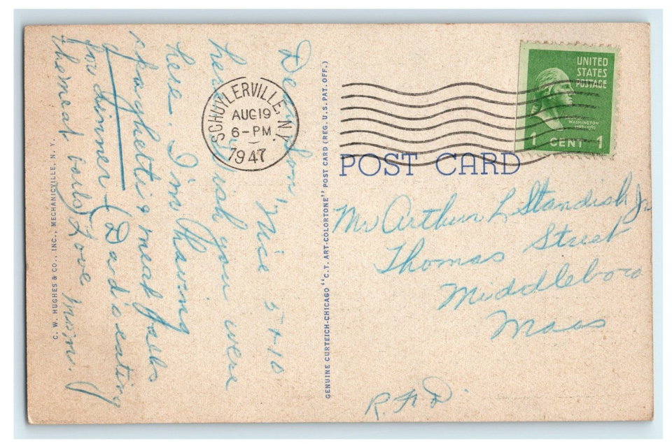 1947 Eastern Portal Railroad Hoosac Mohawk Trail MA Massachusetts ...