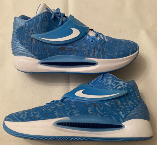 NIKE KD 14 TB UNIVERSITY BLUE UNC BASKETBALL SNEAKERS SHOES DM5040-405 ...