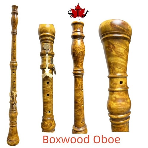 Professional German Baroque style Oboe A-415HZ, orange Bird's eye wood ...