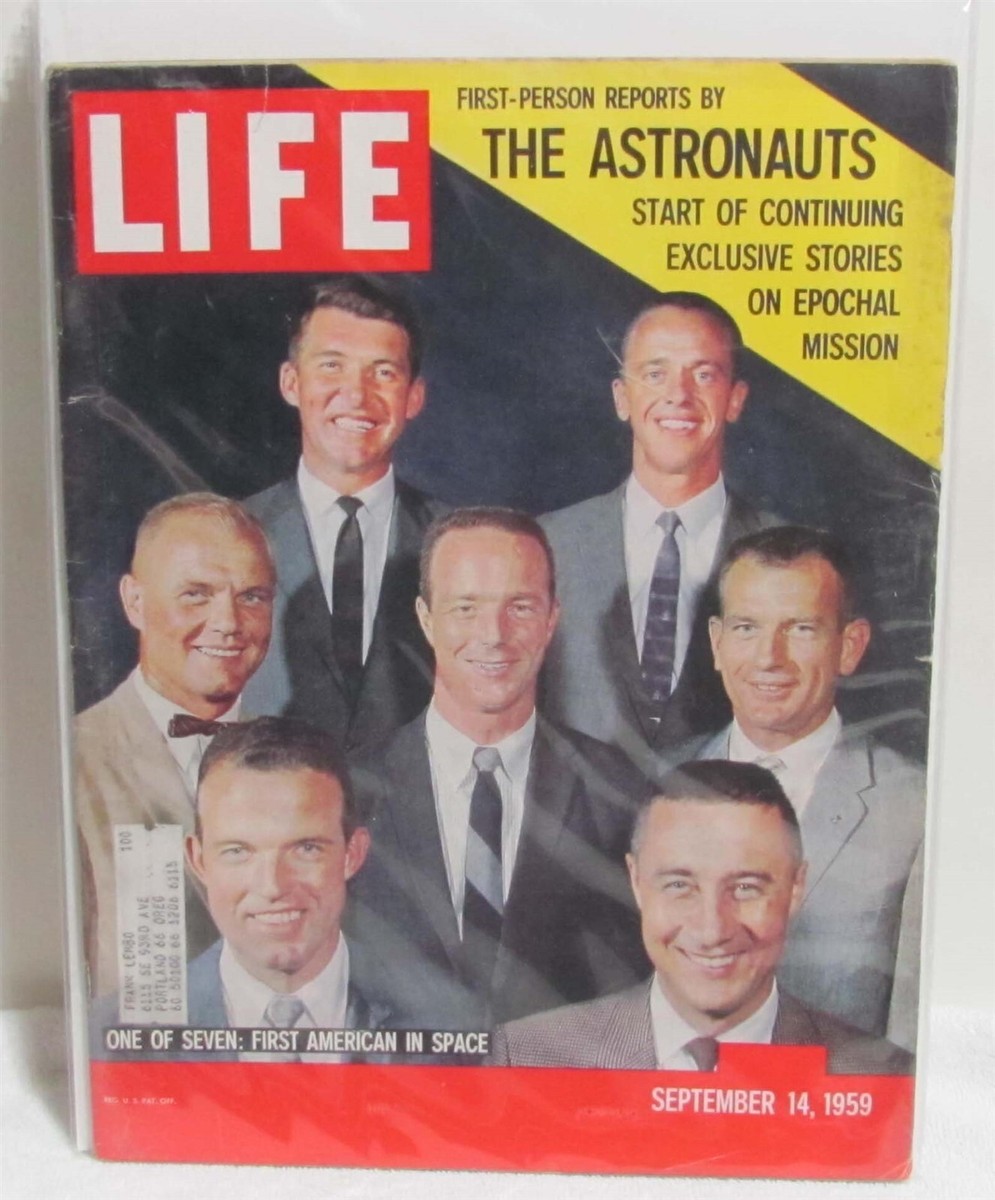Life Magazine Mercury Astronauts Wives