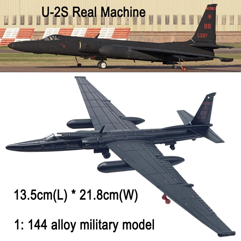 1:144 Scale Alloy Diecast Military Model Lockheed U-2S Reconnaissance ...