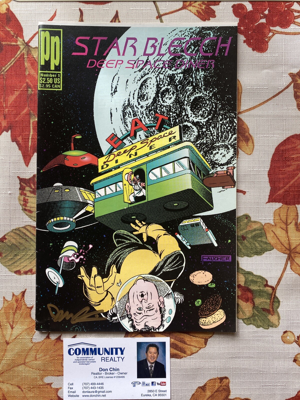 STAR BLECCH DEEP SPACE DINER #1 Parody Press, DS9 TREK Spoof, Bill Maus ...