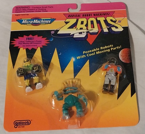 BOX FRESH PICK NOS GALOOB ZBOTS MICRO MACHINES 3 RADICAL ROBOTS pack ...