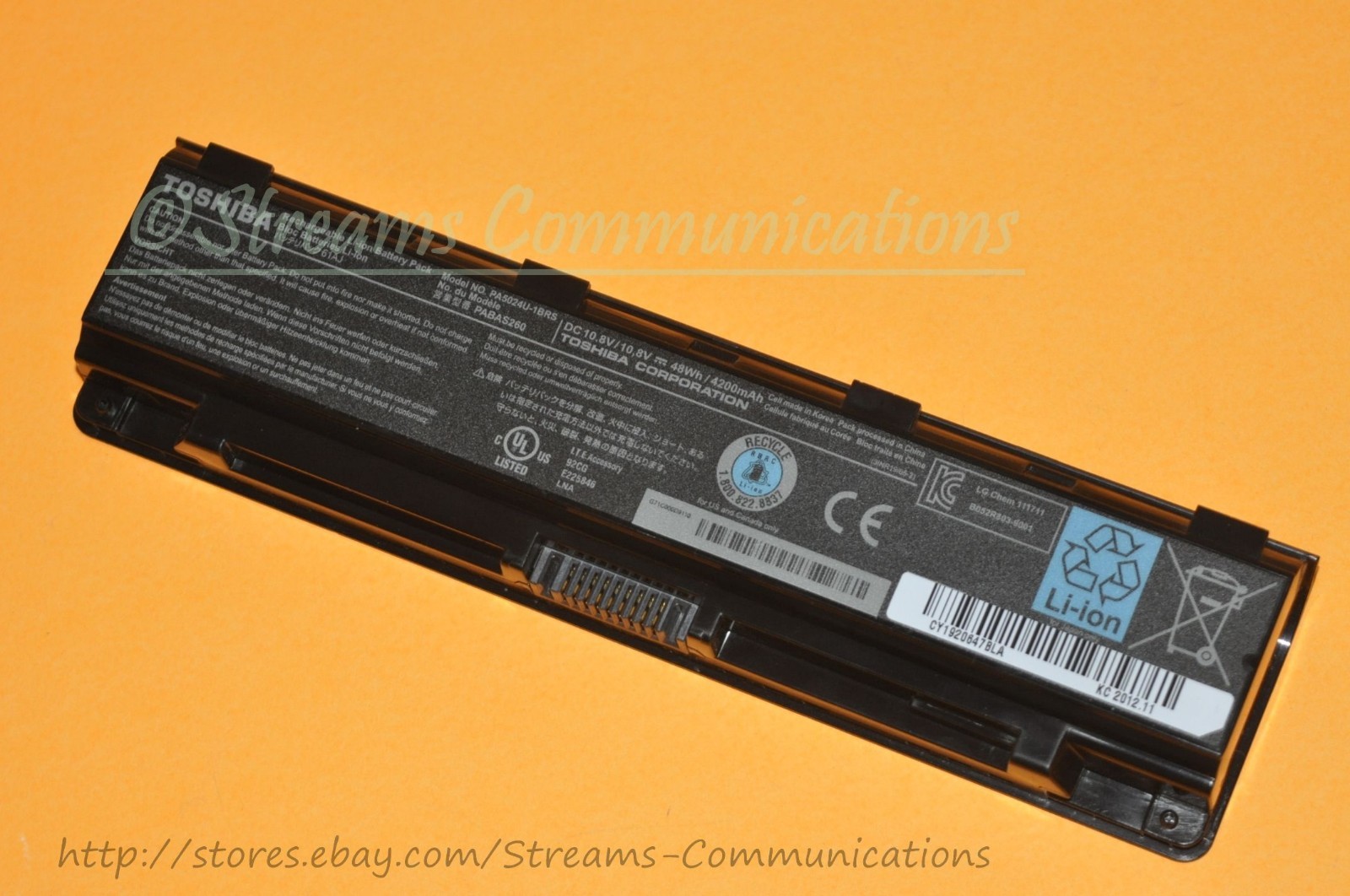 OEM Laptop Battery For TOSHIBA Satellite C55t-A C55T-A5102 C55T-A5222 ...