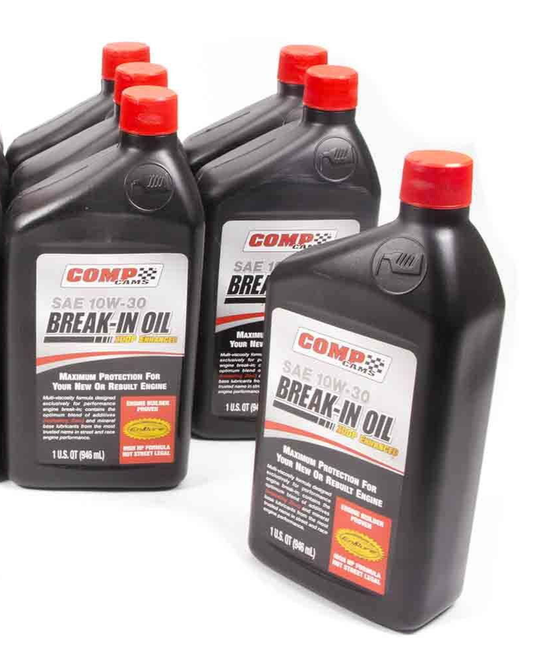 COMP CAMS 10w30 BREAK-IN Engine Oil 6/quarts w/Zinc+Molybdenum ...