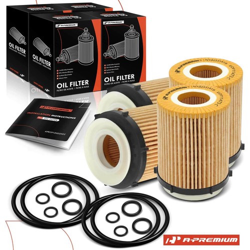 A-Premium 4x Engine Oil Filter for Mercedes-Benz C300 2015-2023 E300 ...