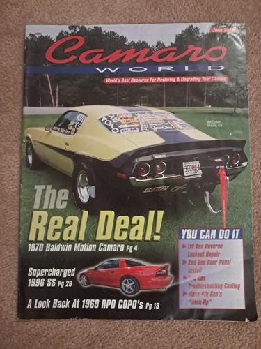 2005 June Camaro World Magazine 1970 Baldwin Motion Camaro | eBay