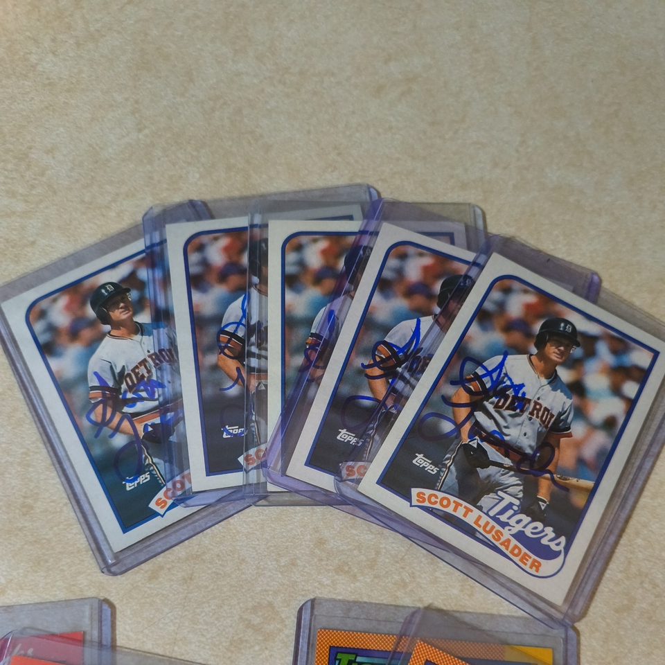49 Autographed Baseball Cards Lot – Tigers Heavy – Bonilla, Wickman ...