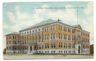 Kansas City MO Manual Training High School 1908 Postcard ~ Missouri | eBay