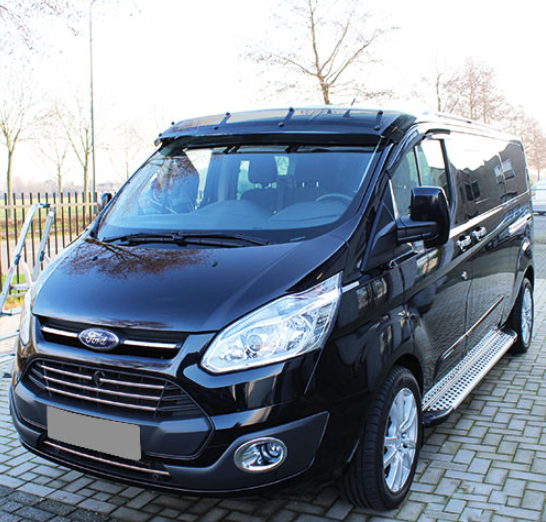 FORD TRANSIT CUSTOM 2013-2024 SOLID SUNVISOR SUN VISOR WIND DEFLECTOR ...