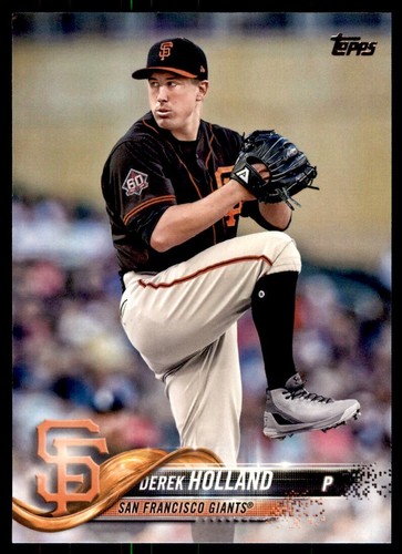 2018 TOPPS #648 DEREK HOLLAND SAN FRANCISCO GIANTS | eBay