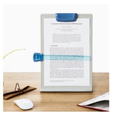 Desk Mount Flexible Arm Copy Holder Book Document Paper Reading Stand ...