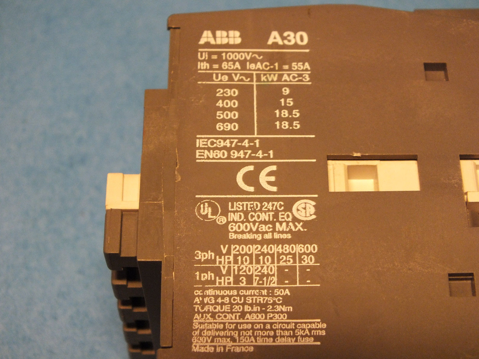 ABB A30-30-10 R80 220-230V/50Hz-230-240V/60Hz | eBay UK