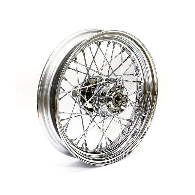 MCS Moto Motorcycle Rear Wheel 40 Spokes Chrome-3.00 X 16 For 12-17 ...