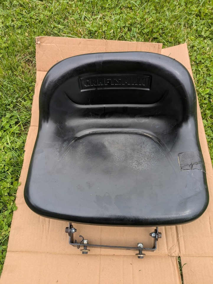 Craftsman LT2000 917.288050 Riding Tractor seat W/ Metal Bracket And ...