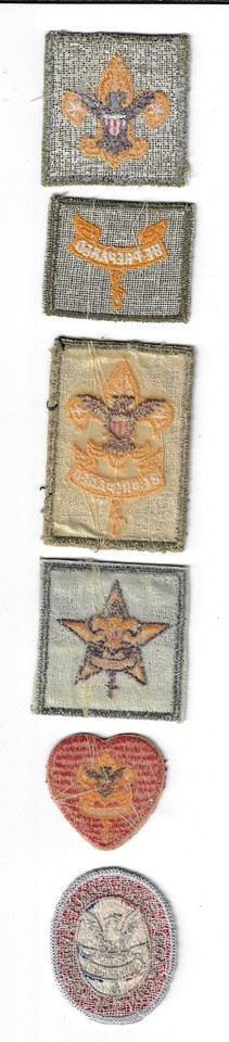 Eagle Scout -- rank patches, sash with same time period merit badges | eBay