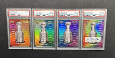 2023-24 UD Allure Stanley Cup Color Flow Set 🌈 Auto (4 Cards) PSA 10 | eBay