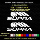 2 SUPRA BOAT sticker Genuine decal sticker WATERPROOF STICKERS | eBay