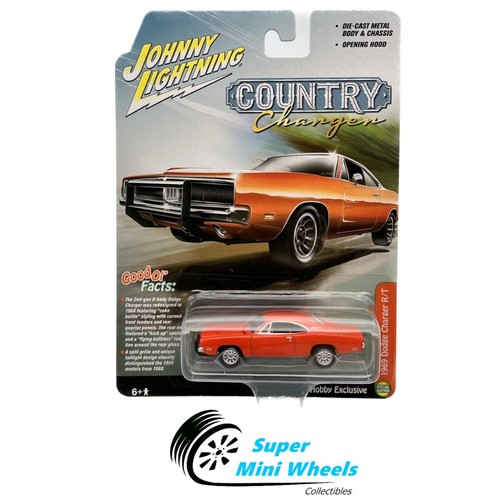 Johnny Lightning 1:64 - 1969 Dodge Charger R/T – Orange – JLSP206 | eBay