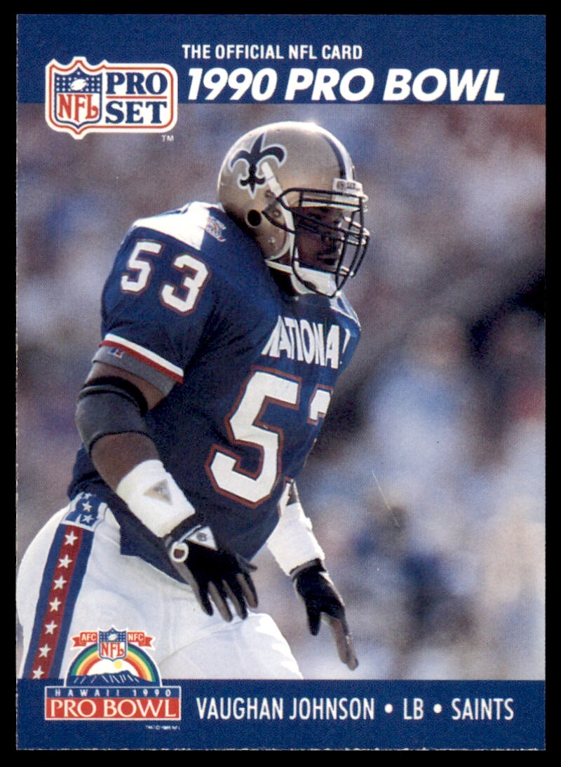 1990 Pro Set Vaughan Johnson New Orleans Saints #397 | eBay